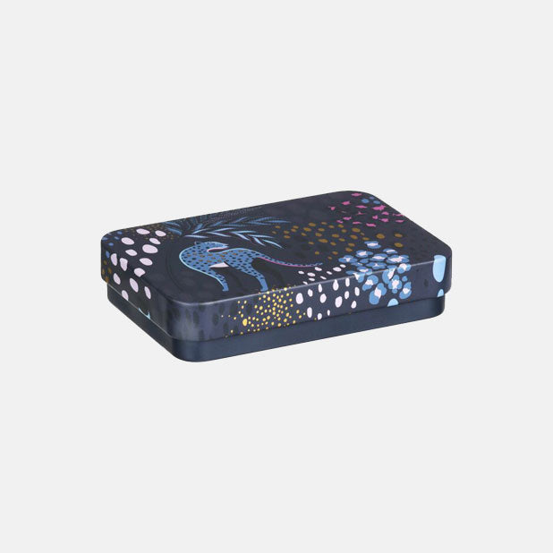 Midnight Leopard Pocket Tin | Sara Miller London