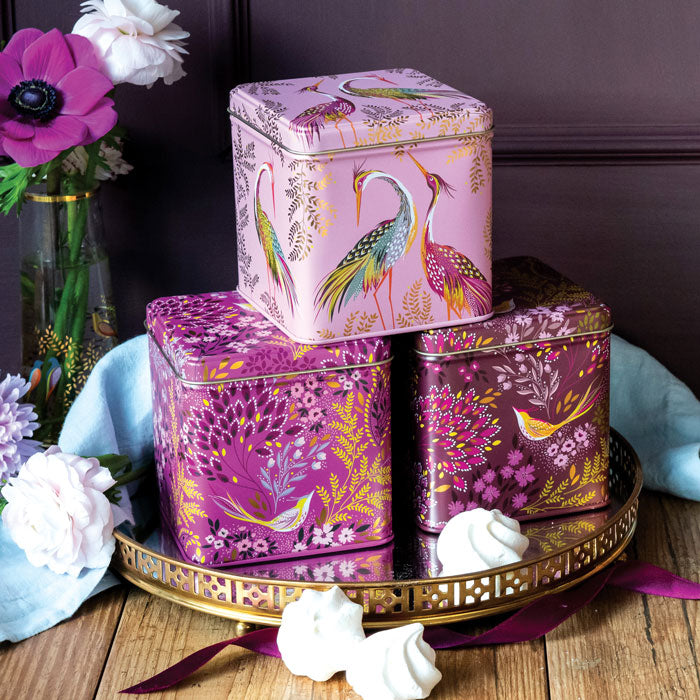 Square Tin Caddies, Designer Kitchen Storage | Sara Miller London